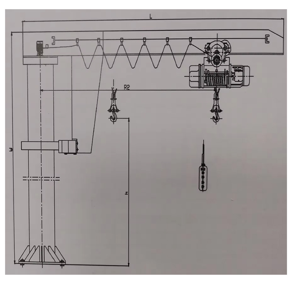 Floor Mounted Jib Crane-Henan Huasui Heavy Industry Machinery Equipment Co., Ltd.